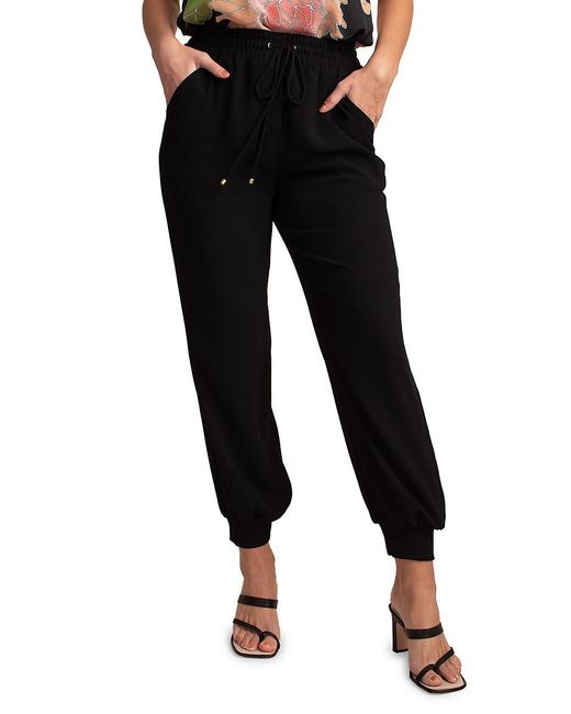 Trina Turk Synthetic Golden Jogger Pants in Black - Lyst