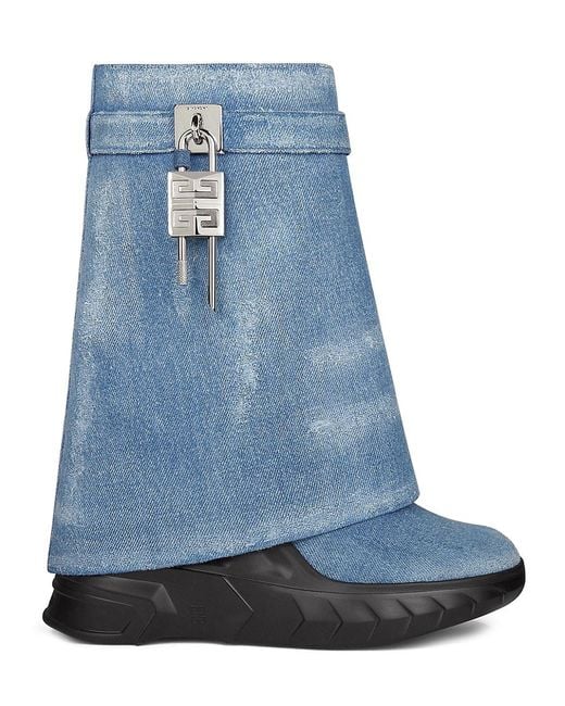 Denim Givenchy Shark Boots