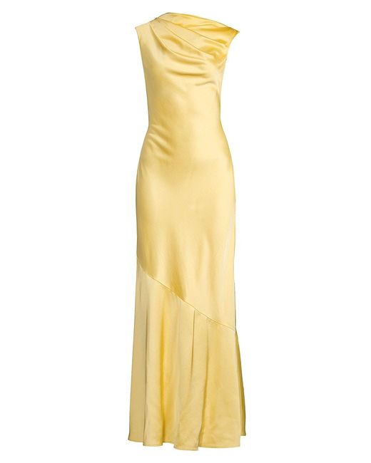 Significant Other Lana Satin Maxi Dress in Metallic | Lyst Significant Other Lana Satin Maxi Dress in Metallic | Lyst