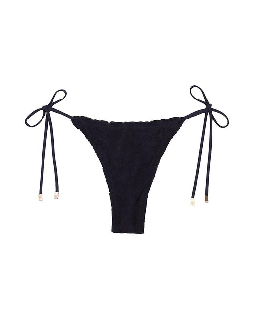 Vix Scales Ripple String Bikini Bottom In Blue Lyst