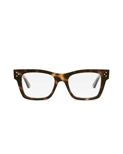 Celine Bold 3 Dots 50mm Rectangular Optical Eyeglasses Lyst