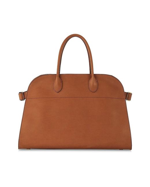 The Row Margaux 15 Leather Bag in Brown | Lyst