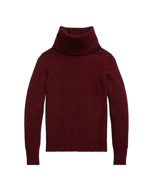 Polo Ralph Lauren Cashmere Turtleneck Sweater In Red Lyst