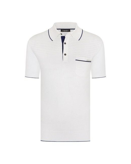 Stefano Ricci Polo Shirt in White for Men | Lyst