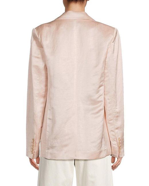 A.L.C. A. L.c. Ridley Linen Blend Blazer in Natural | Lyst