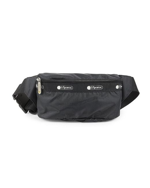LeSportsac Logo Belt Bag in Black | Lyst