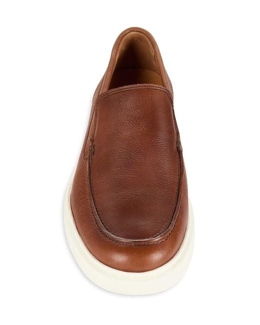 Allen Edmonds Hayes Leather Loafers in Brown for Men | Lyst
