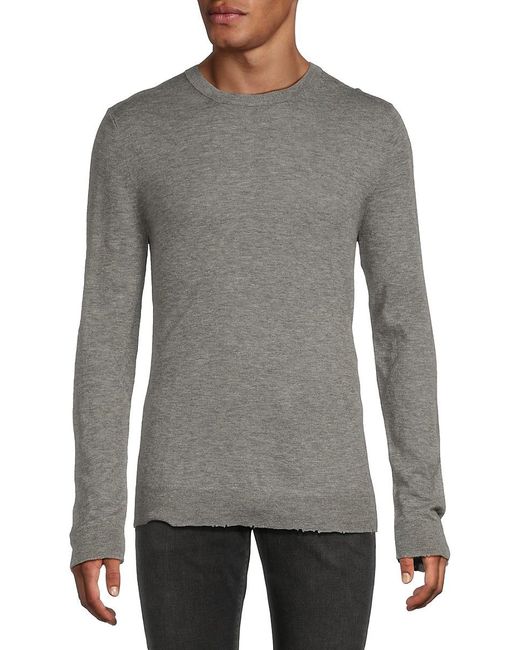 Zadig & Voltaire Kennedy Cashmere Sweater in Black for Men | Lyst