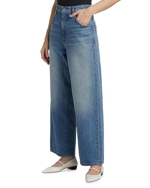 PAIGE Cameron Ankle Crop Jeans in Blue | Lyst UK