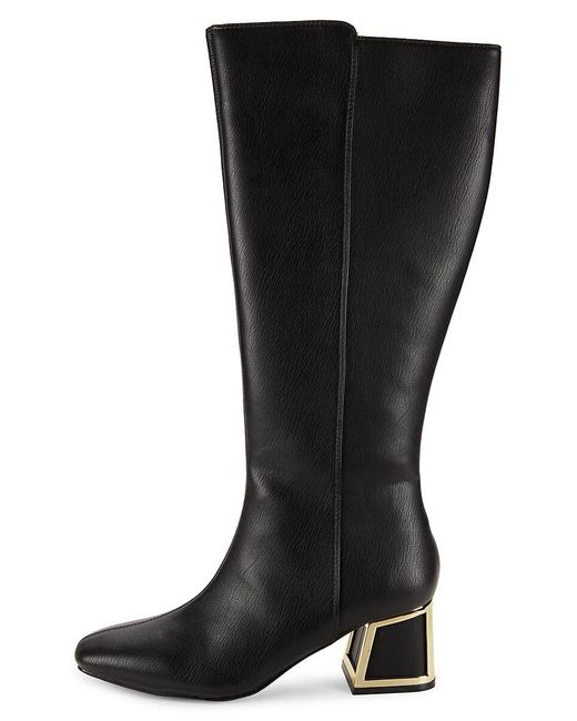 Ninety Union Bridge 51Mm Block Heel Knee High Boots in Brown | Lyst