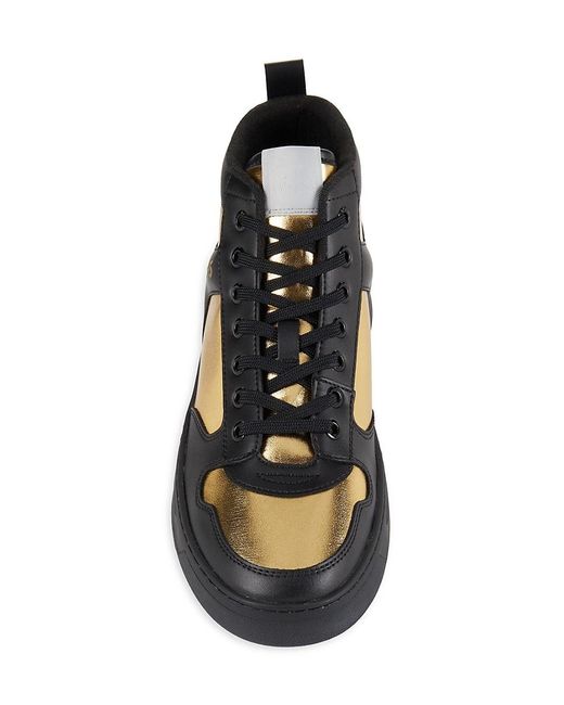 BOSS Baltimore Colorblock High Top Sneakers in Black for Men | Lyst