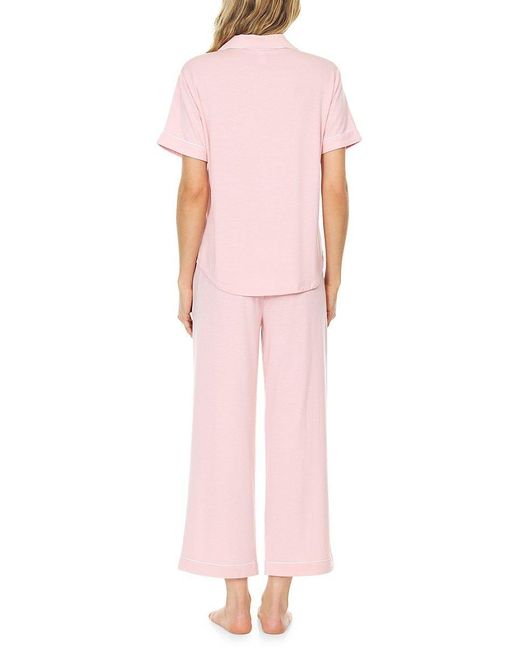 Flora Nikrooz Annie 2 Piece Capri Pajama Set In Natural Lyst