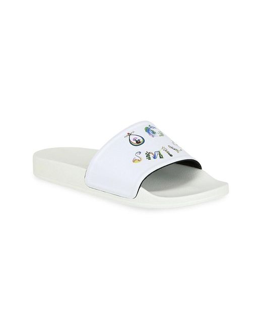 Opening Ceremony Graplic Pool Slides in White for Men | Lyst