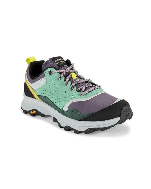 Merrell Speed Solo Colorblock Low Top Sneakers in Green | Lyst