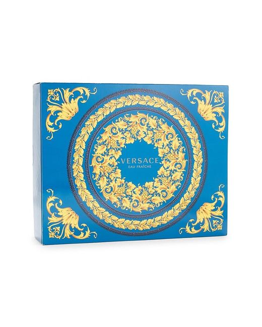 Versace 3-Piece Eau Fraiche Gift Set in Blue | Lyst