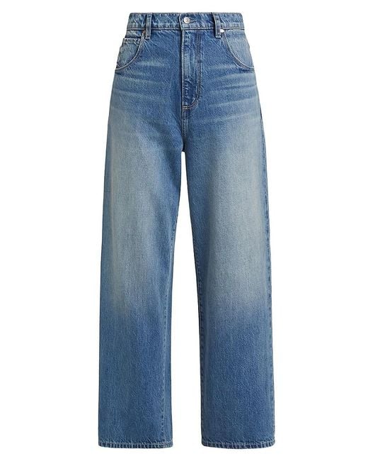 PAIGE Cameron Ankle Crop Jeans in Blue | Lyst UK