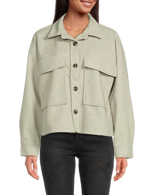 Beach Lunch Lounge Taya Drop Shoulder Jacket in Natural | Lyst