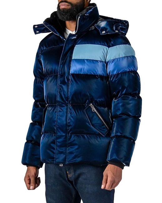 Woodpecker 'Bumnester Heavy Weight Puffer Jacket in Blue for Men | Lyst