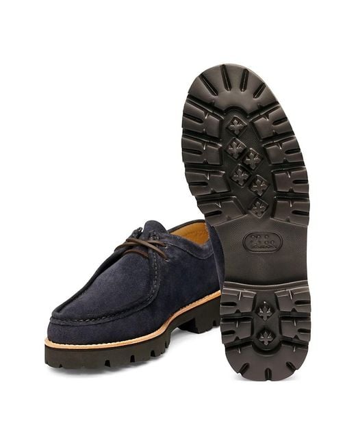 G.H. Bass & Co. G. H. Bass Wallace Suede Boat Shoes in Black for Men | Lyst