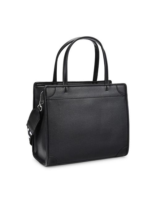 Karl Lagerfeld Maybelle Eyes Mini Satchel in Black | Lyst