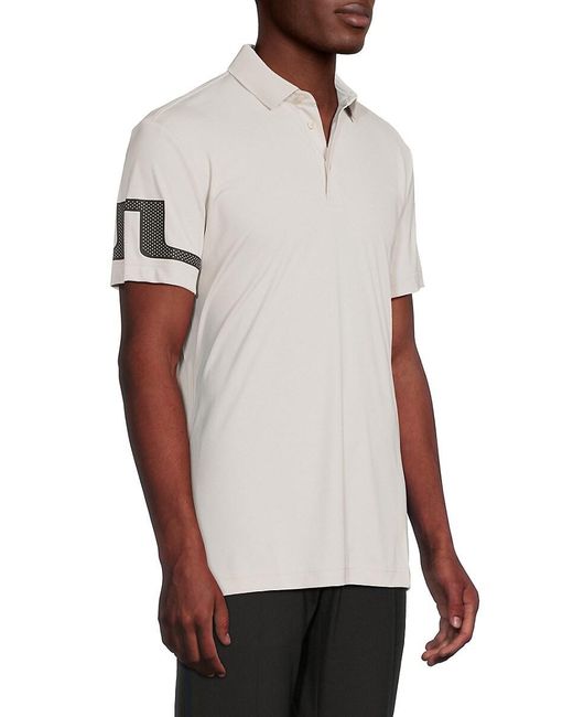 J.Lindeberg J. Lindeberg Heath Regular Fit Logo Polo in Green for Men ...