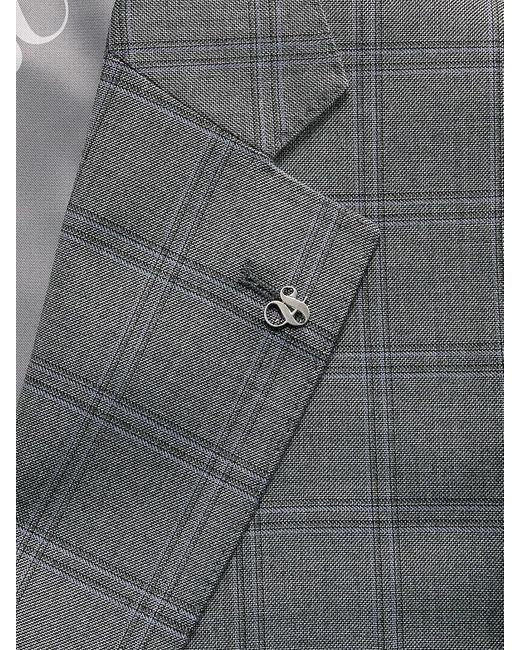 Scotch & Soda Modern Fit Check Suit in Gray for Men | Lyst