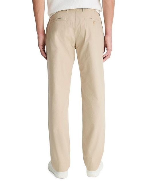 Vince Extended Tab Chino Pants in Natural for Men | Lyst UK
