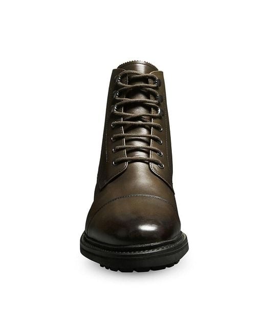 Allen Edmonds Briggs Leather Ankle Boots in Black for Men | Lyst
