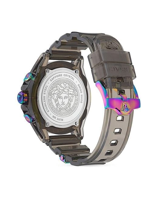 Versace Icon Active Watch in Gray for Men | Lyst