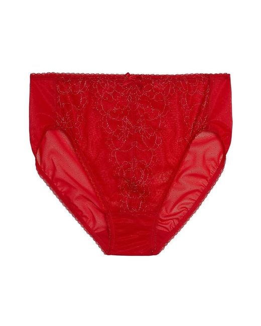 Wacoal Retro Chic Hi Leg Brief in Red | Lyst