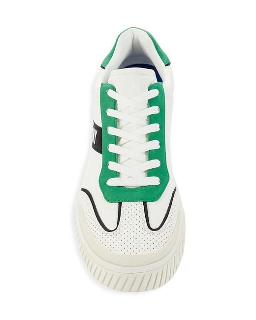 DKNY Colorblock Logo Sneakers in Gray for Men | Lyst