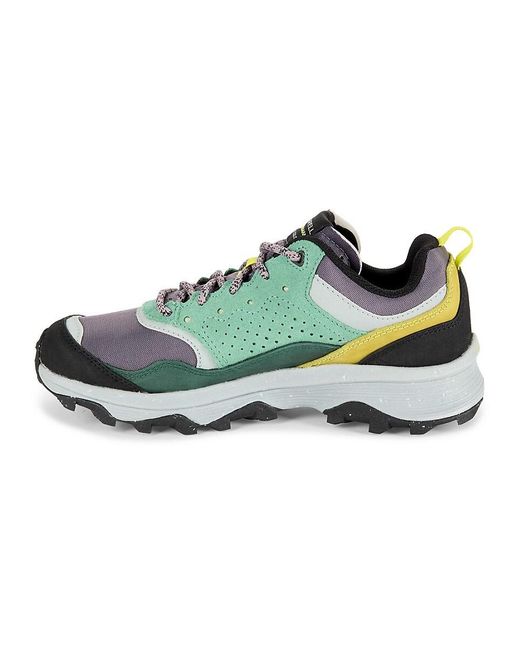 Merrell Speed Solo Colorblock Low Top Sneakers in Green | Lyst