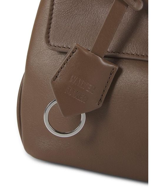 Walter Baker Billie Mini Leather Satchel in Brown | Lyst UK