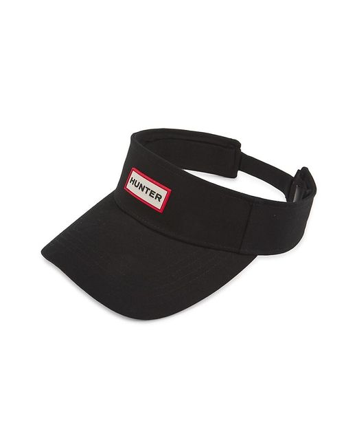 HUNTER Logo Visor Cap in Black for Men | Lyst UK