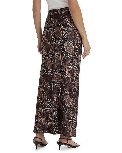 4th & Reckless Novah Maxi Skirt in Brown | Lyst