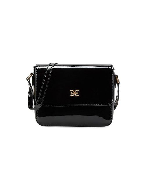 Sam Edelman Elcie Faux Leather Crossbody Bag in Black | Lyst