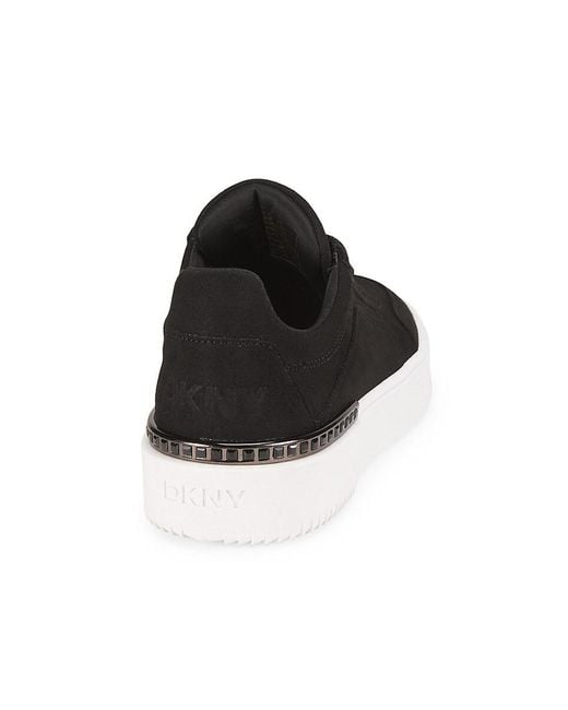 DKNY Beverly Logo Sneakers in Black | Lyst