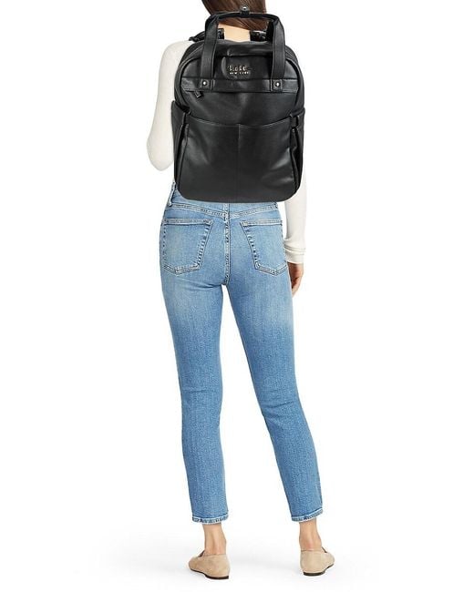 Nicole Miller Logo Diaper Backpack in Black | Lyst Canada