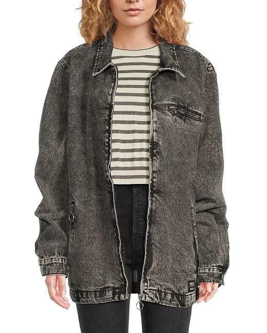 Wesc Denim Work Jacket in Black for Men | Lyst UK