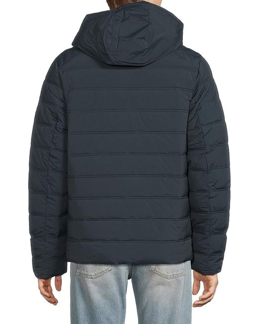 Pajar Seneca Puffer Zip-Up Hooded Jacket in Black for Men | Lyst
