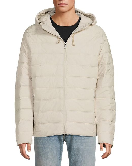 Pajar Seneca Puffer Zip-Up Hooded Jacket in Black for Men | Lyst