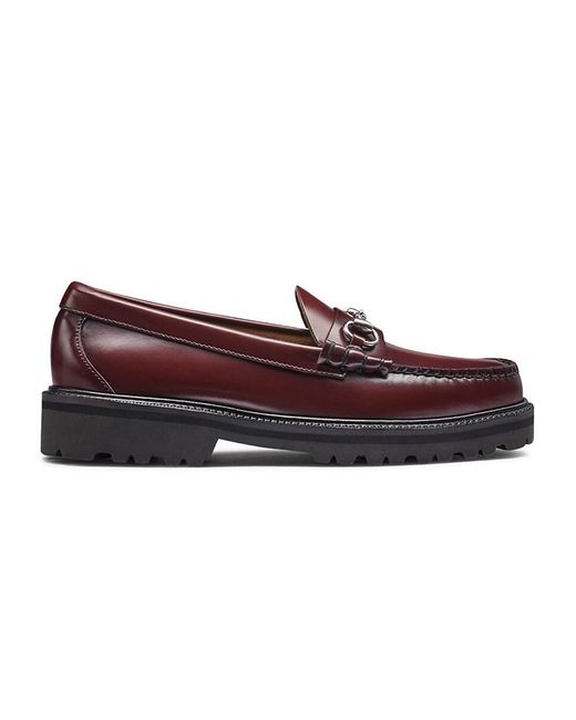 G.H. Bass & Co. Lincoln Bit Lug Loafer in Brown for Men | Lyst