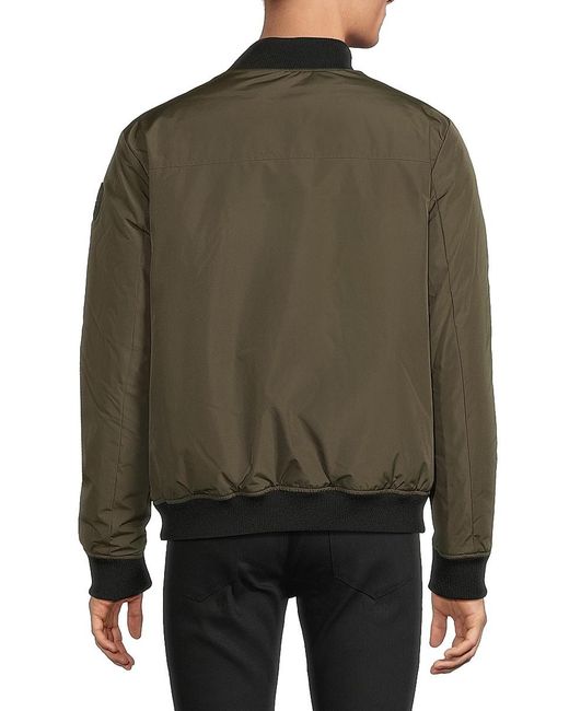 Pajar Aries Reversible Bomber Jacket in Green for Men | Lyst