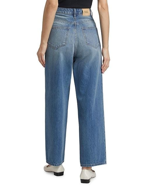 PAIGE Cameron Ankle Crop Jeans in Blue | Lyst UK