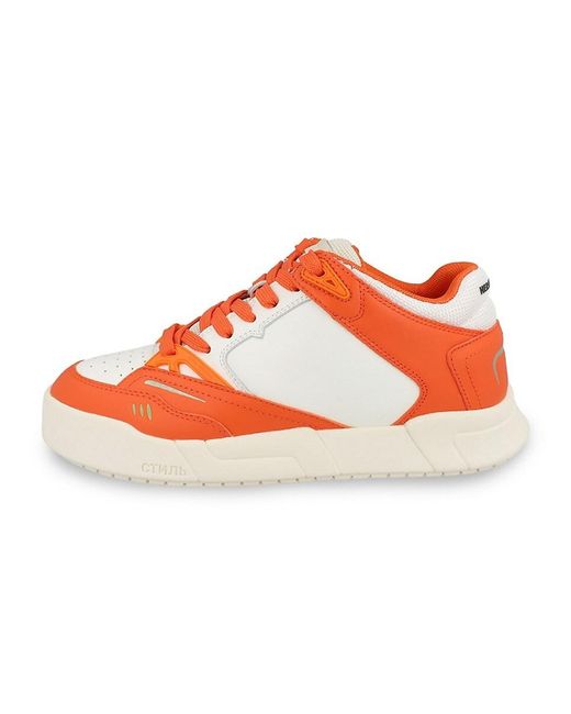 Heron Preston Low Key Logo Sneakers in Orange for Men | Lyst