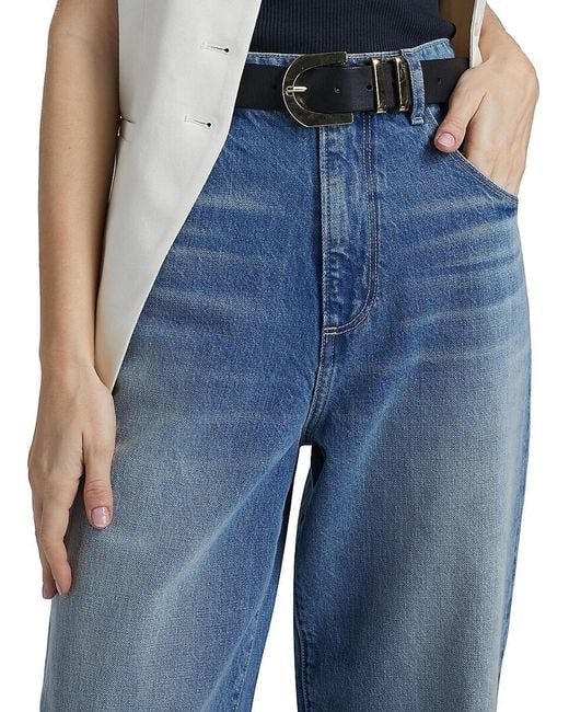 PAIGE Cameron Ankle Crop Jeans in Blue | Lyst UK