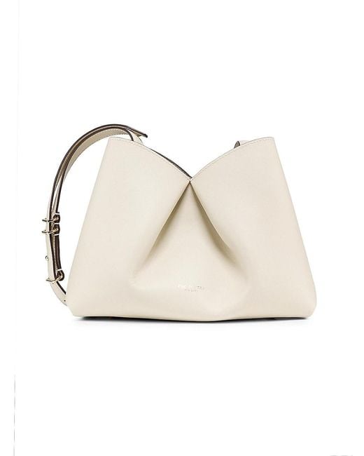Rag & Bone Bloom Leather Crossbody Bag in Natural | Lyst