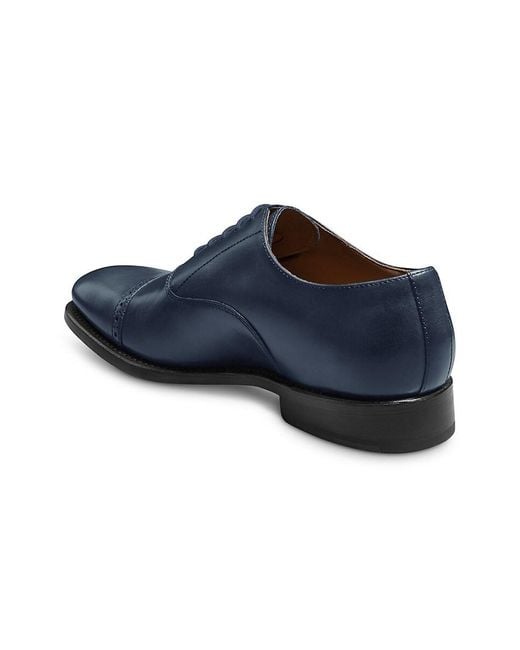 Allen Edmonds Brady Leather Oxford Shoes in Blue for Men | Lyst