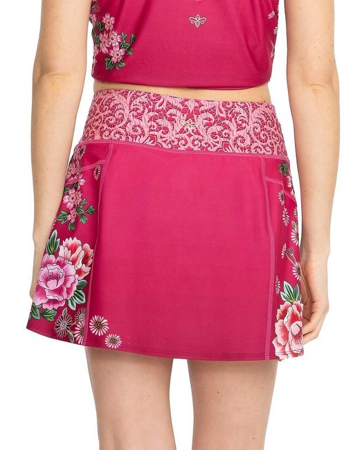 Johnny Was Bee Active Tennis Skirt in Pink | Lyst