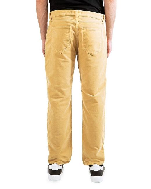 Monfrere Five-pocket Baggy Jeans in Yellow for Men | Lyst